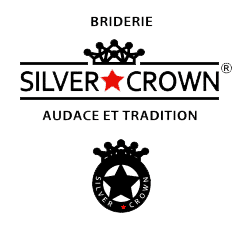 Silver crown - Bridon code 01 marron - Sellerie de Sophie